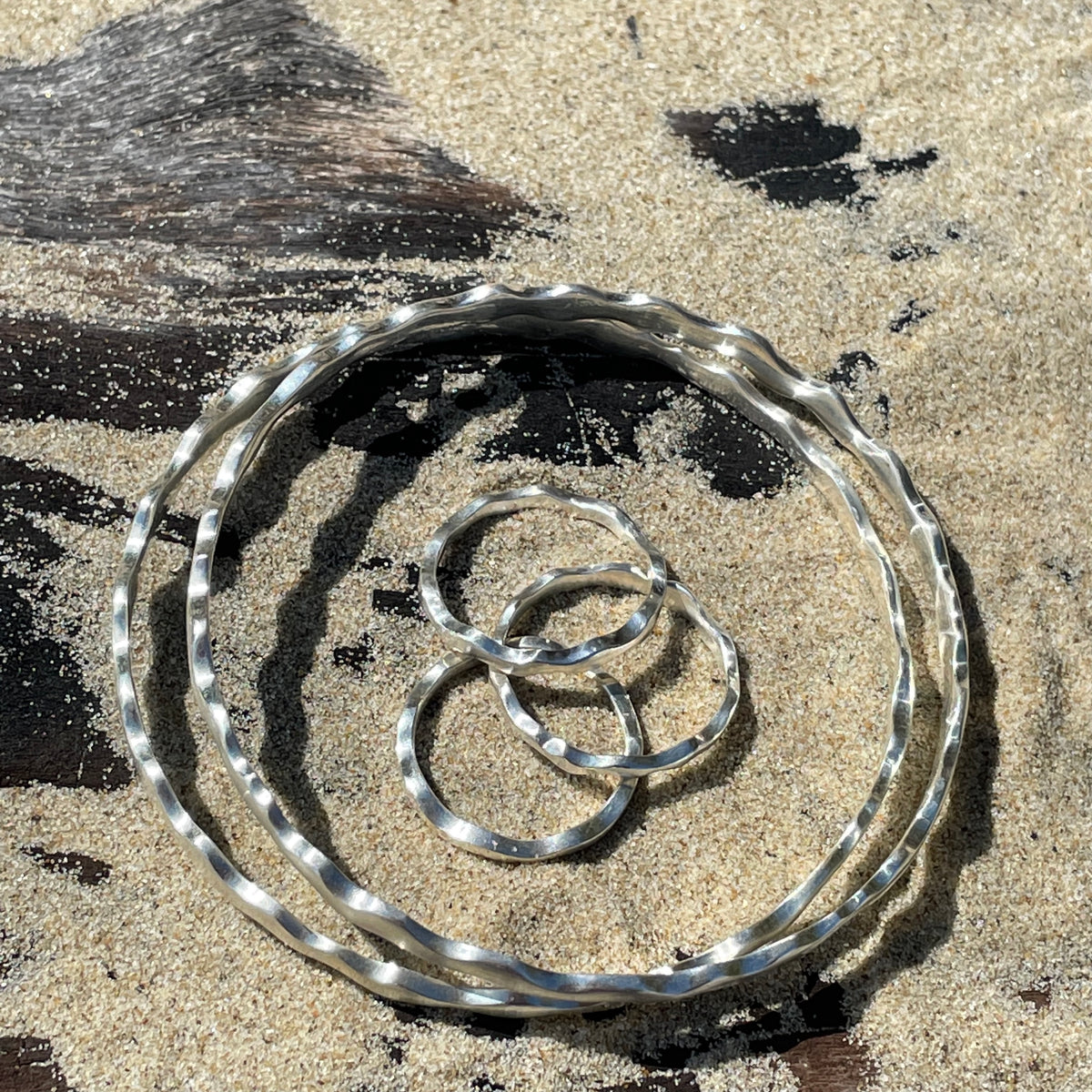 Wavy Bangle – Annabelle Stevens Jewellery